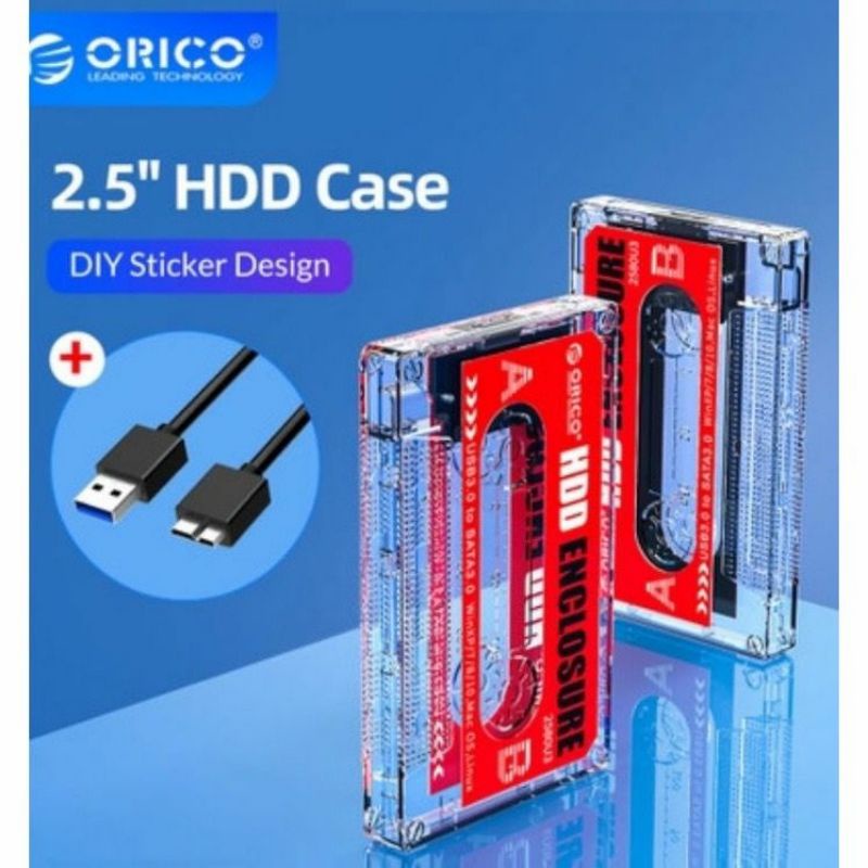Jual Enclosure ORICO 2580U3 Casing SSD & Harddisk External 2,5" Case Hdd Hardisk Eksternal 2.5 ...