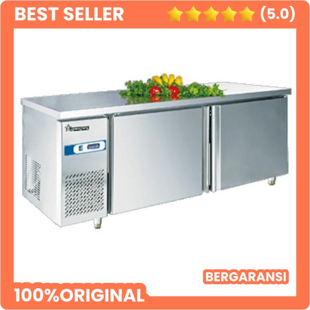 Jual GETRA FREEZER GEA UCF-150-2D KULKAS RAK 2 PINTU STAINLESS STEEL ...