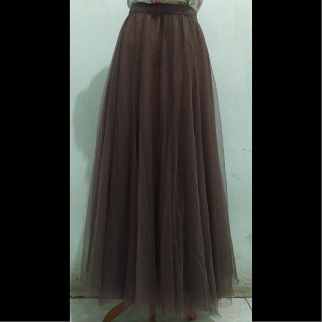 Jual [PRELOVED] Rok Tutu Coklat | Shopee Indonesia