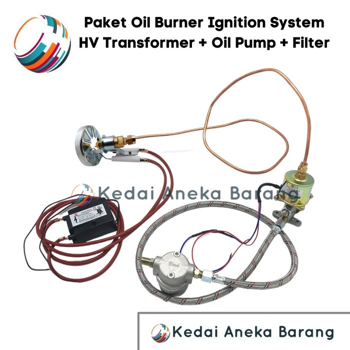 Jual Paket Waste Oil Burner Engine Ignition System REDSUN RS-A2W Modul ...