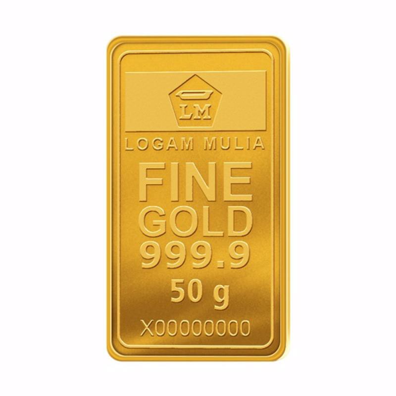 Jual Emas Batangan Antam Press Certieye 50 gram Logam Mulia | Shopee ...