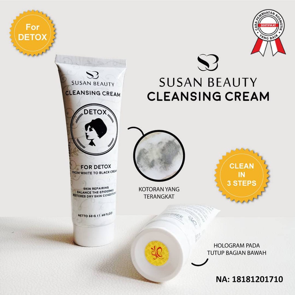 Jual SYB DETOX CREAM BPOM BY SUSAN BEAUTY | ORIGINAL| | Shopee Indonesia