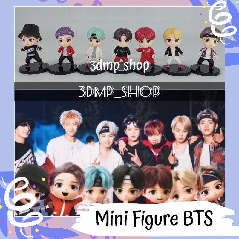 Jual Mini Figure BTS Mic Drop Tiny Tan Jhope Suga Rapmonster Jin | Shopee Indonesia