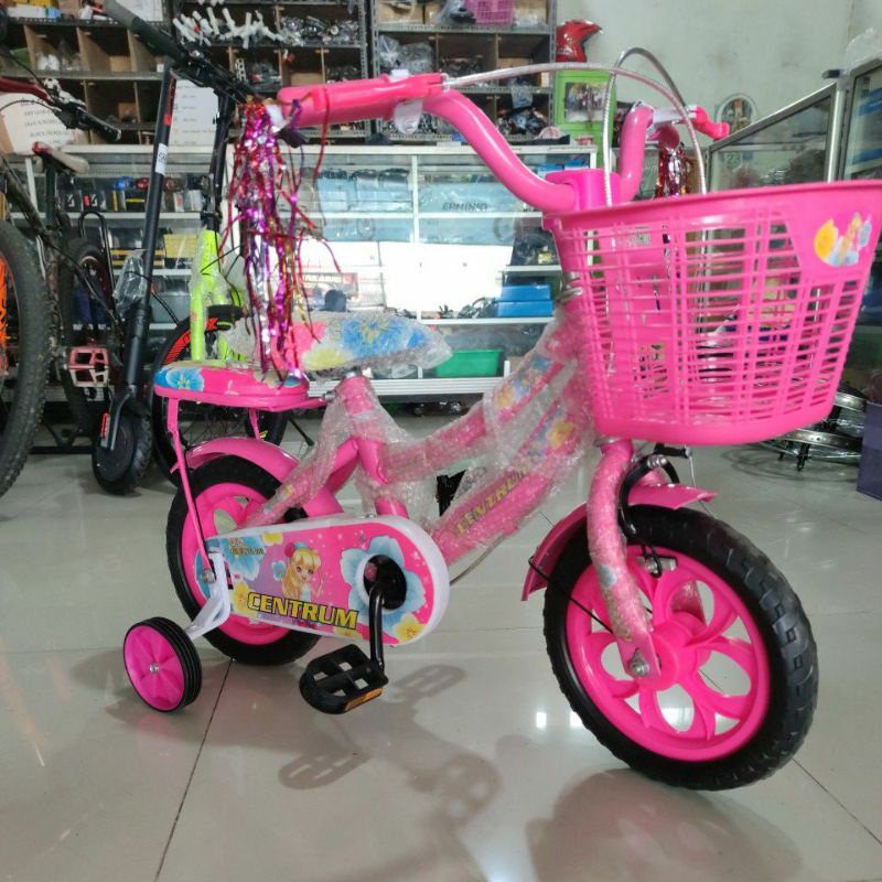 Jual sepeda mini anak perempuan ukuran ban 12 model ban mati ban Eva ...