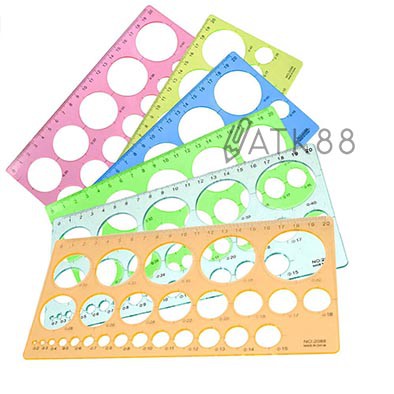 Jual Penggaris Sablon / Mal Lingkaran / Bulat - Maped | Shopee Indonesia