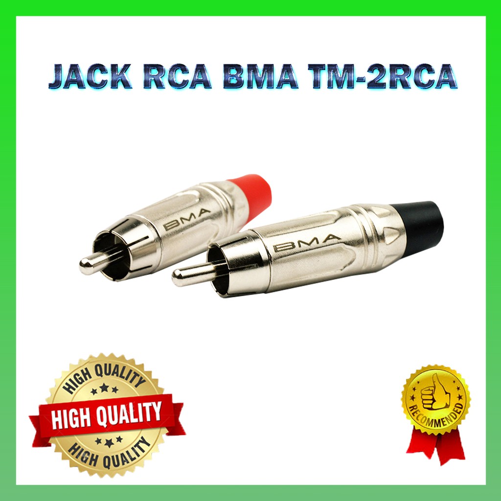Jual Jack RCA BMA TM-2 RCA / JAK KONEKTOR CONNECTOR JEC JEK JECK RCA ...