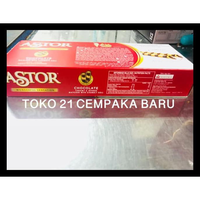 Jual SPECIAL!! Astor Wafer Stick Chocolate 150 gr | Rolls Coklat ...