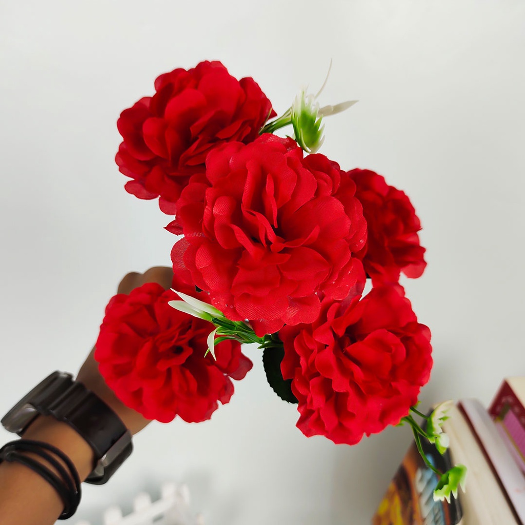 Jual Bunga Anyelir Carnation SJ Imitasi 1Tangkai Cabang 5 Artificial ...