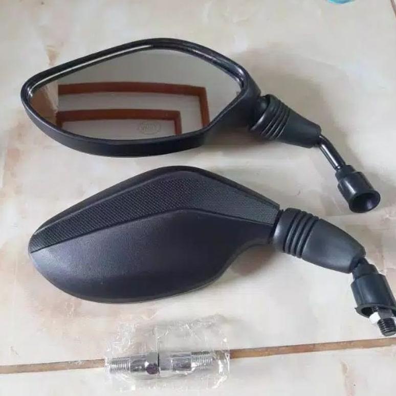 Jual Spion clik polos hitam spion click thailand universal honda yamaha ...