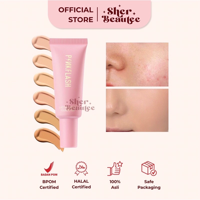 Jual Pinkflash Lasting Matte Foundation 25g | Shopee Indonesia