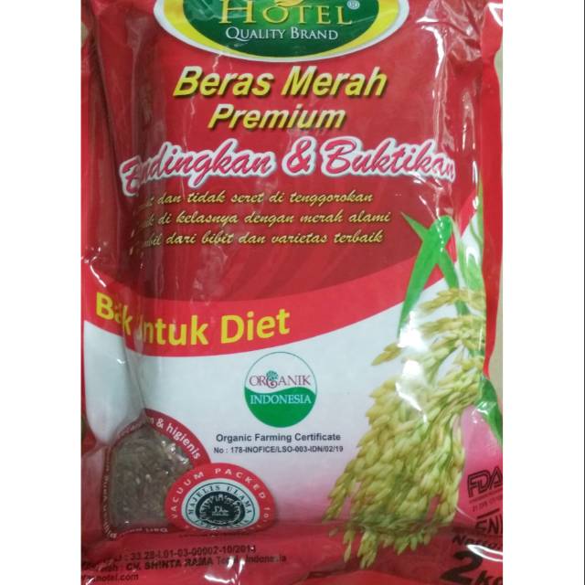Jual Beras merah premium cap hotel | Shopee Indonesia