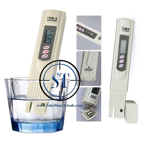 Jual TDS-3 Meter Digital TDS Alat Ukur Kualitas Kesadahan Air Water ...