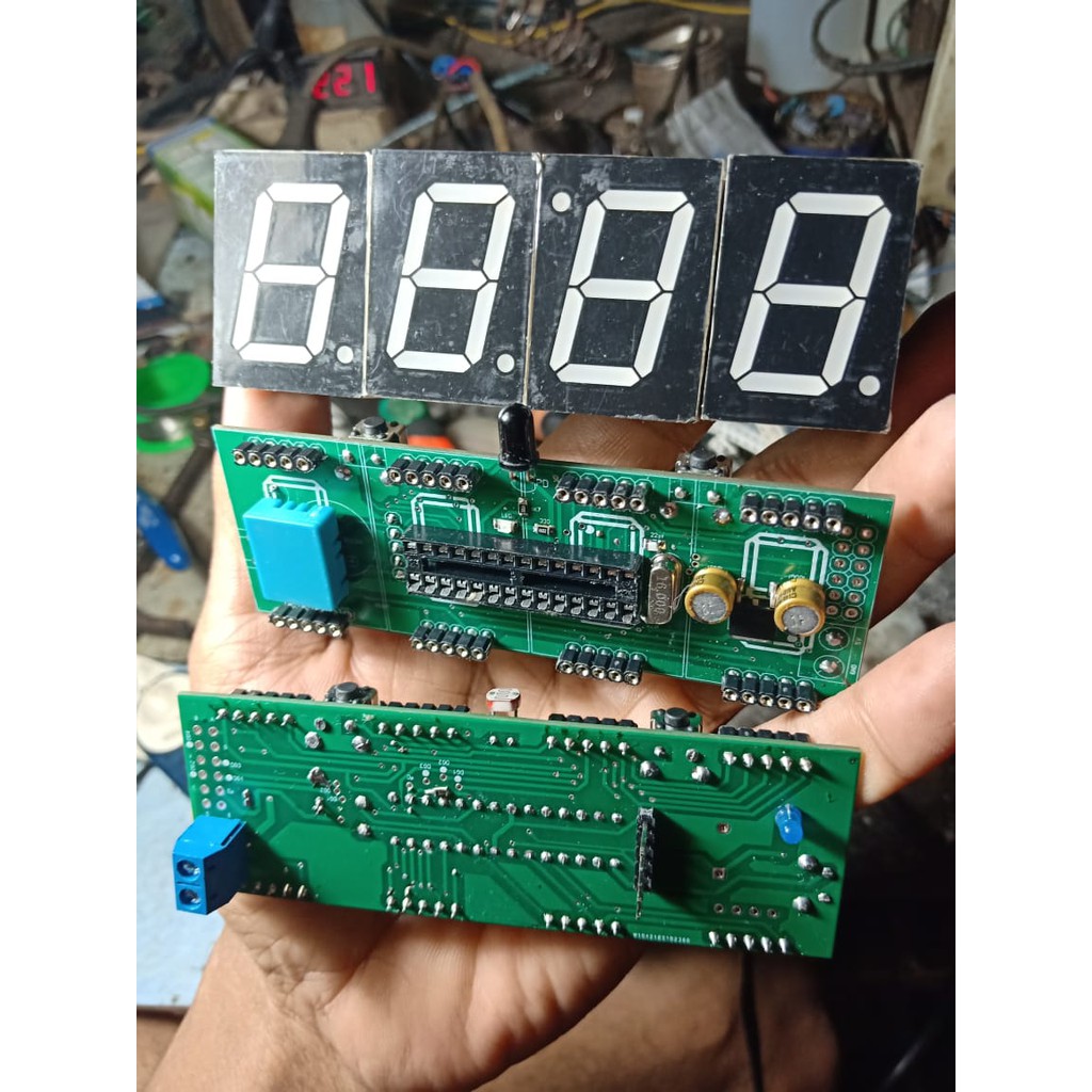 Jual PCB modul 4 digit 7 segment multiflexing 1 Inch | Shopee Indonesia