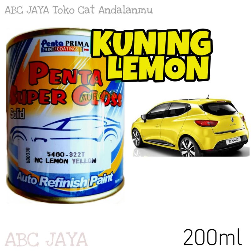Jual Cat Duco Penta Super Gloss NC Lemon Yellow Kuning Lemon Mengkilap ...