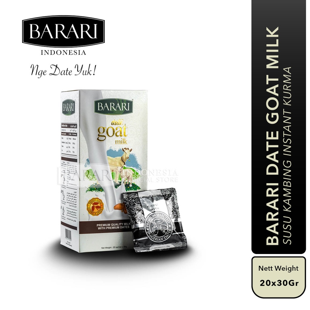 Jual Barari Date Drink Goat Milk (Susu Kambing Instant Kurma) | Shopee ...