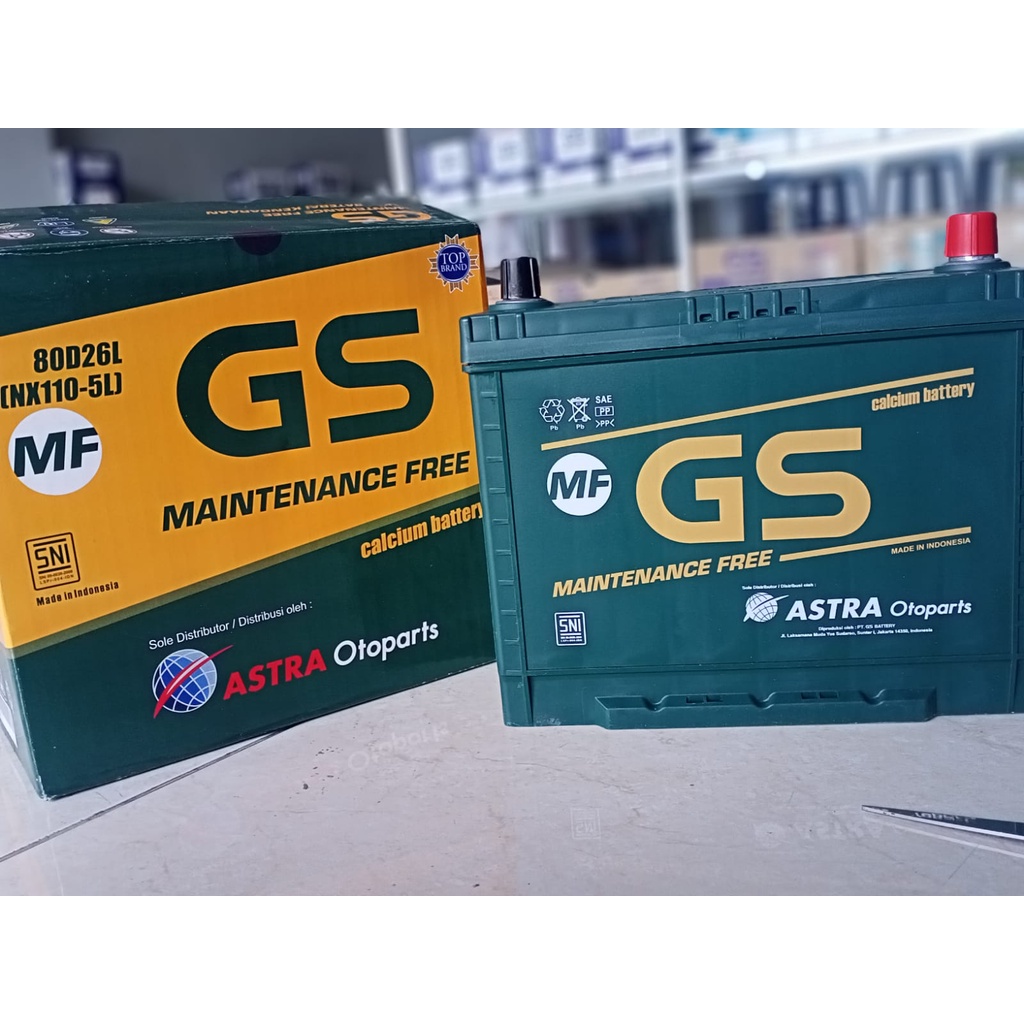 Jual Aki Mobil MITSUBISHI New Pajero Sport (Diesel), Triton/ Battery GS ASTRA Type GS MF 80D26L ...