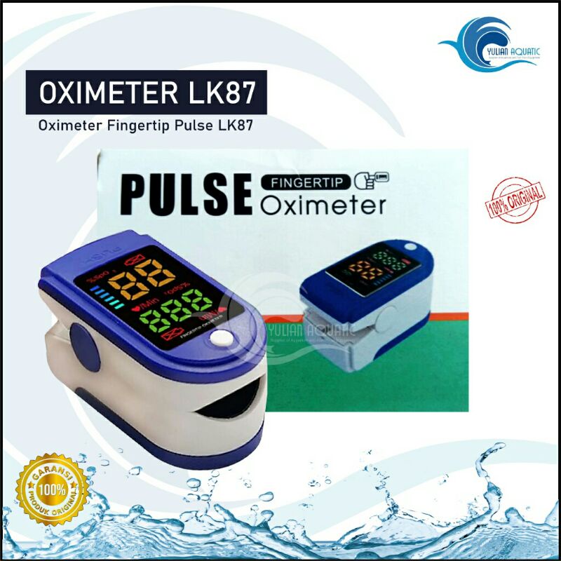 Jual Oximeter Fingertip Pulse Oxymeter LK 87 Lcd Full Colour | Shopee ...
