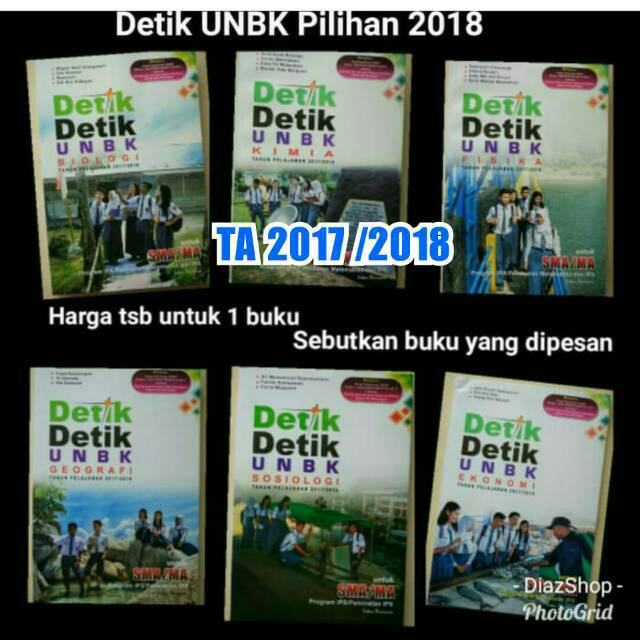 Jual BUKU DETIK-DETIK UN SMA 2018 ( SATUAN) | Shopee Indonesia