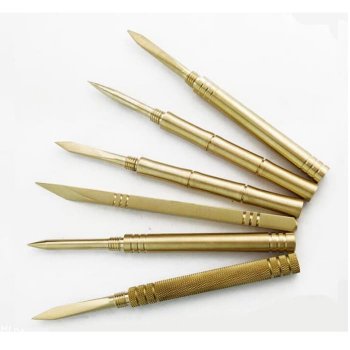Jual Bambu Tembaga Pisau Jarum Cone Teh Open Knife Upacara Minum Teh ...