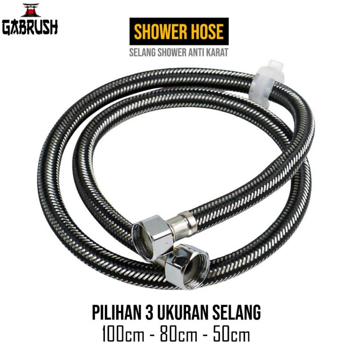 Jual Selang Shower Stainless Steel Nylon Fleksibel Hose | Shopee Indonesia
