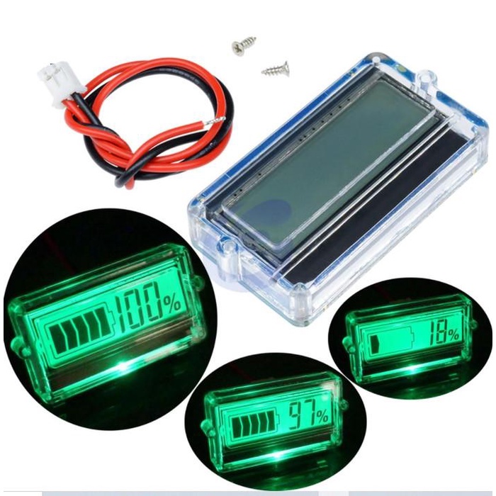 Jual Alat Cek Indikator kapasitas Meter Ukur Pengukur Isi Aki Baterai 12V | Shopee Indonesia