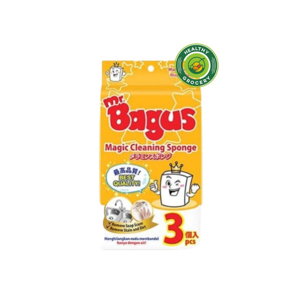 Jual Mr.Bagus Magic Sponge / Spon Ajaib Isi 3pcs | Shopee Indonesia