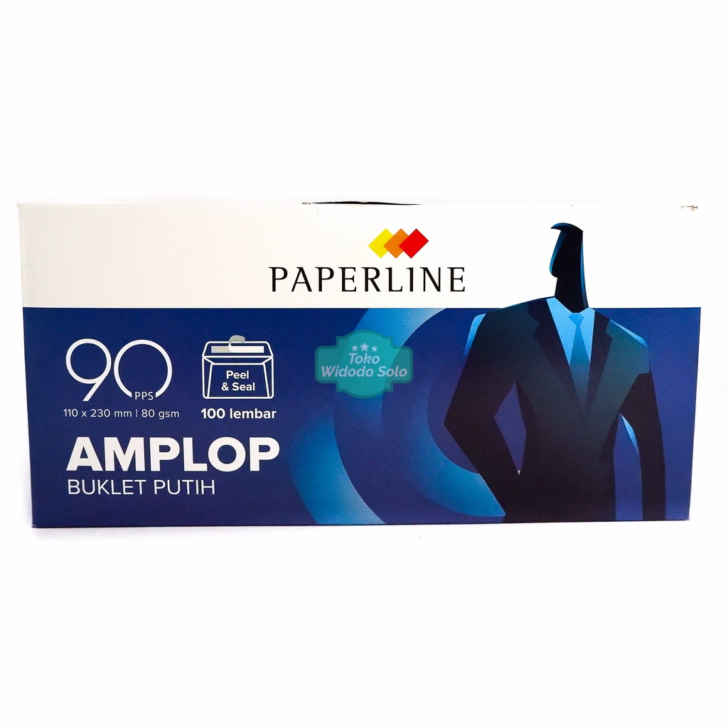 Jual 1 BOX (ISI 100) Amplop Putih Polos Kabinet Paperline PPS 90 Peel ...