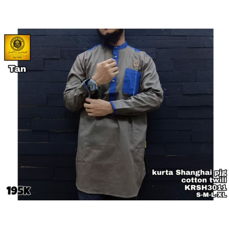 Jual Gamis Pria Lengan Panjang Kurta Pakistan Baju Koko Premium ...