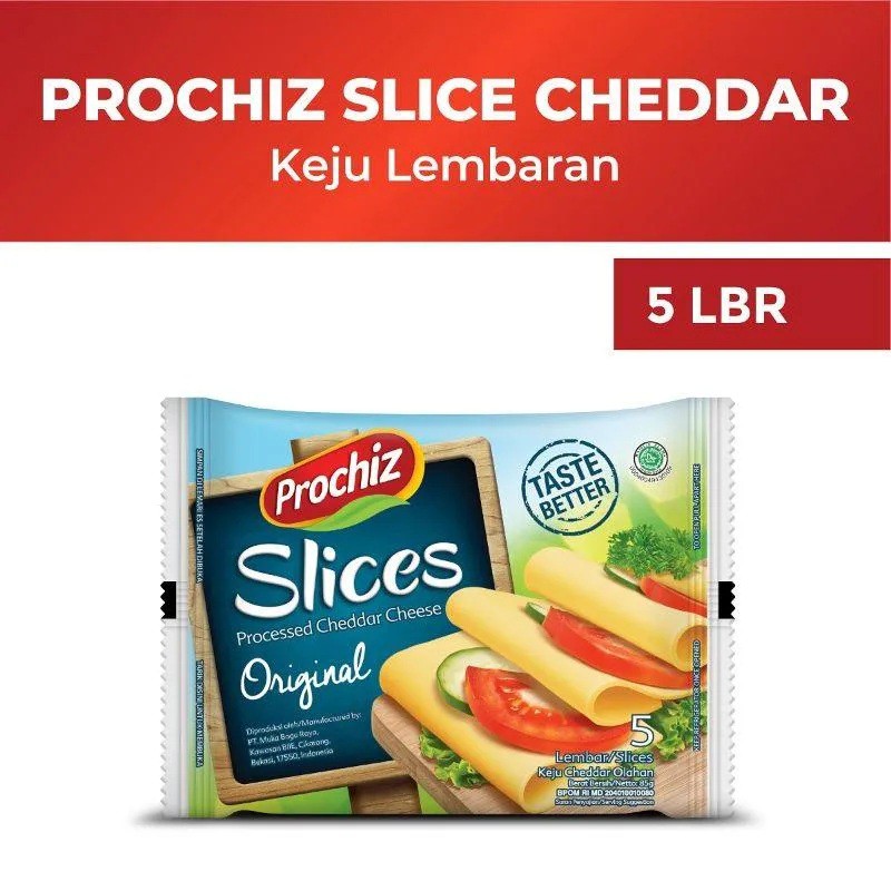 Jual Prochiz Keju Slices Isi 5 | Shopee Indonesia