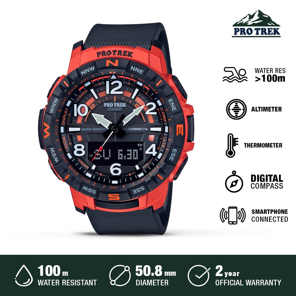 Jual Casio Protrek Jam Tangan Pria PRT-B50-4DR | Shopee Indonesia