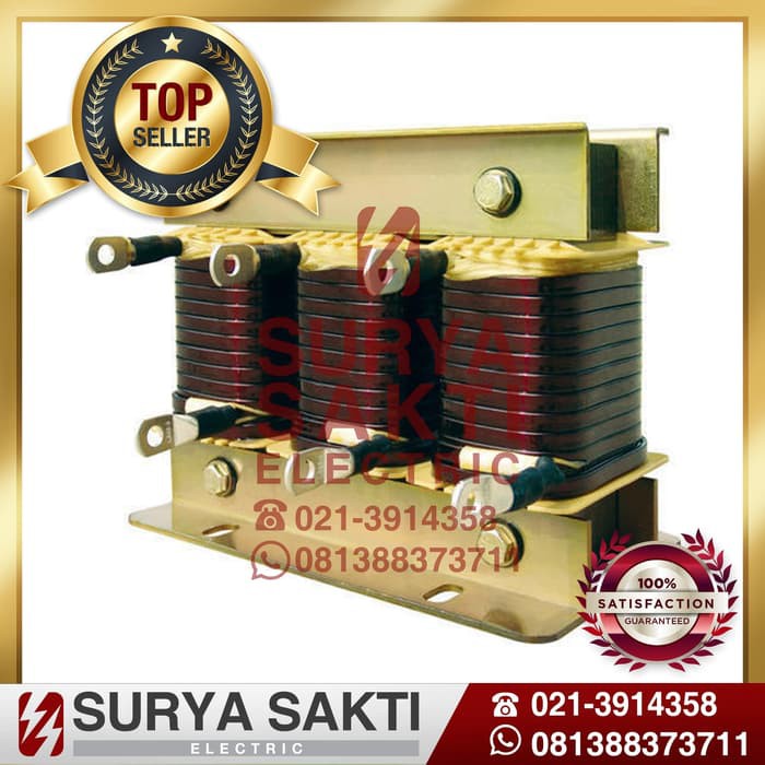 Jual Detune Reactor Kapasitor SH-SR44015T-6 / 15KVAR 440V / 3P / 6% ...