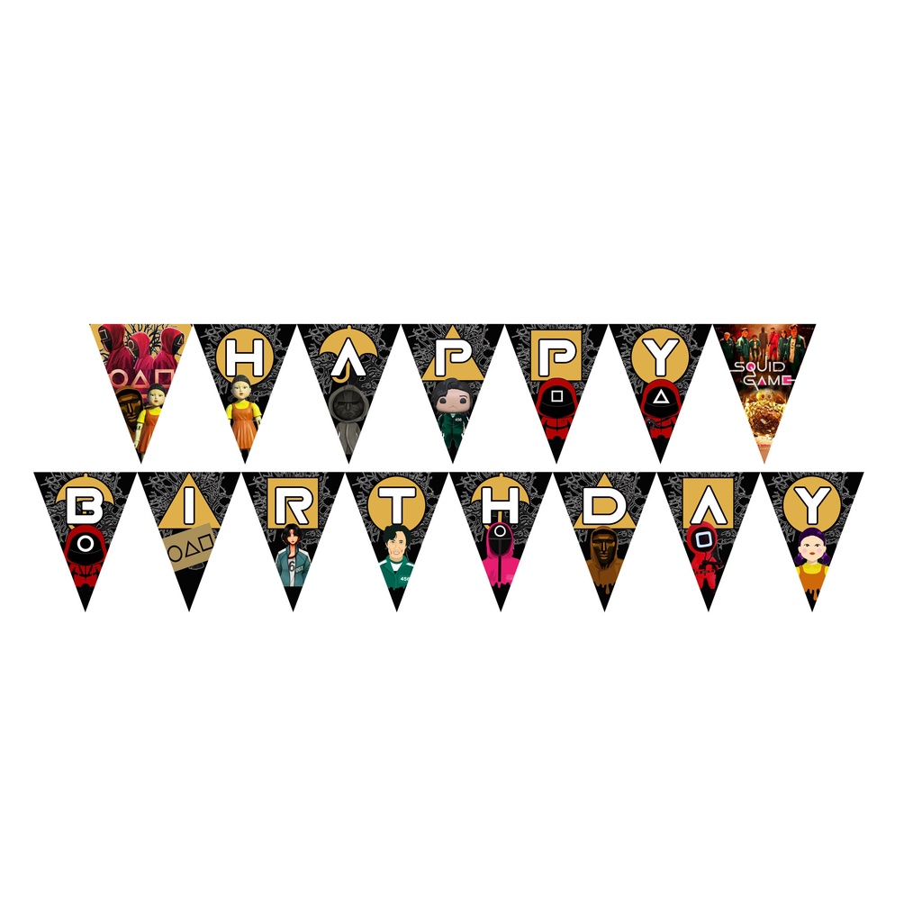 Jual Bunting Flag Squid Game | Shopee Indonesia