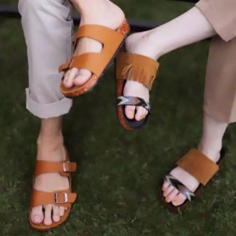 Jual SANDAL COUPLE 1 SET CEWEK DAN COWOK | Shopee Indonesia