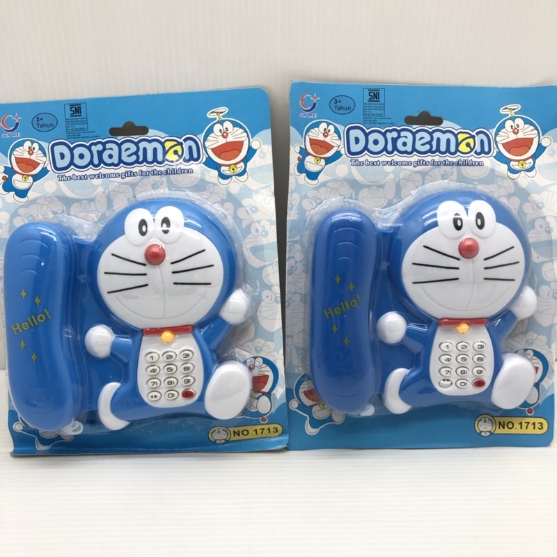 Jual Mainan Telepon Telpon Doraemon ada Lampu dan Musik | Shopee Indonesia