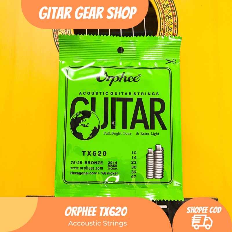 Jual SENAR GITAR AKUSTIK SENAR GITAR ORPHEE SENAR ORPHEE SENAR GITAR ...