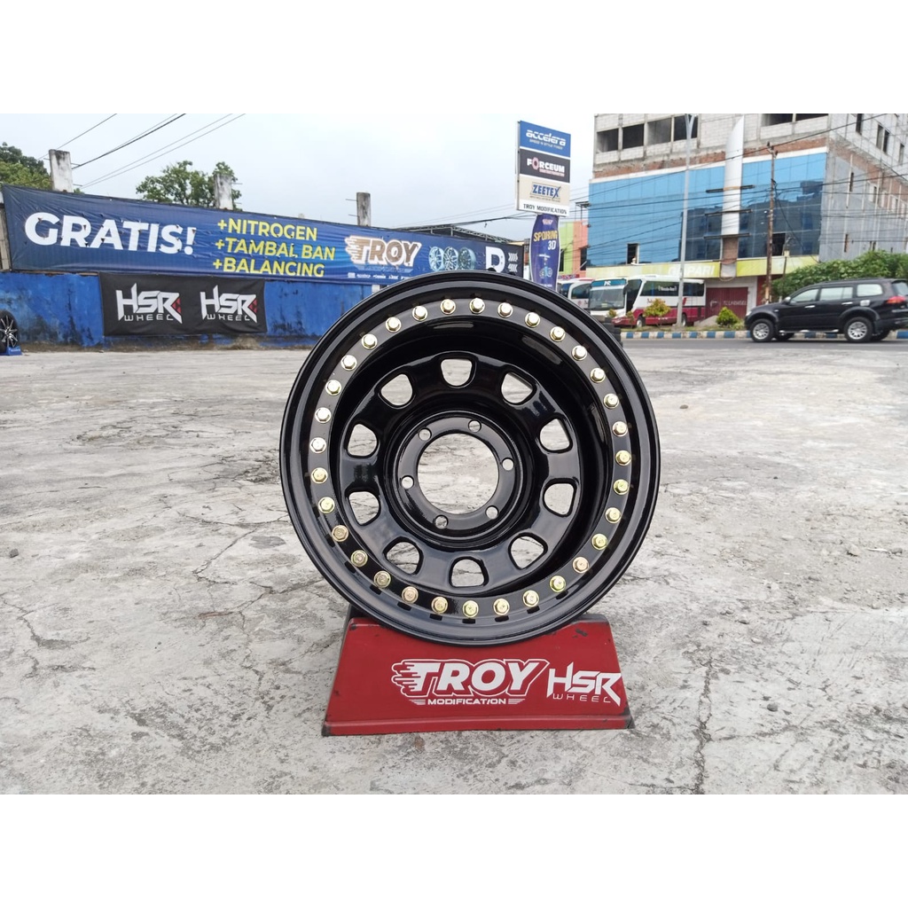Jual Pelek Mobil Racing Offroad R15 Lebar 12 Hummer Strada Triton ...