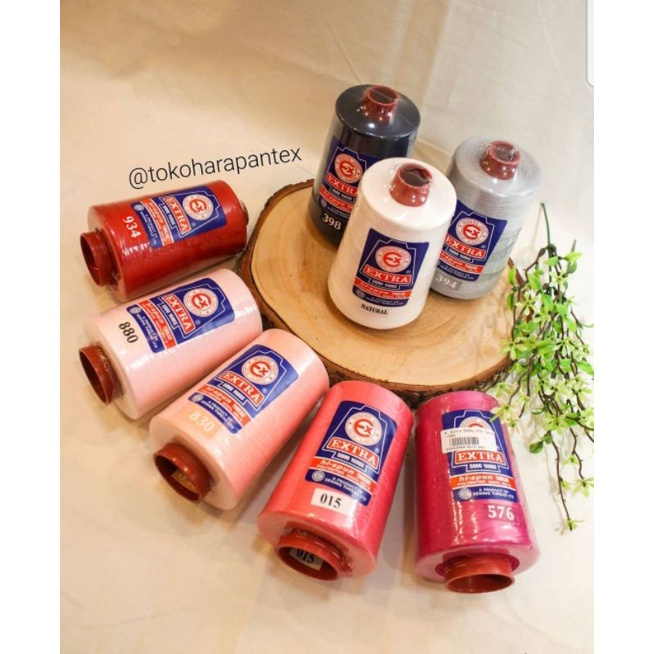 Jual Benang Extra 5000 yard Benang Jahit Kuat Anti Putus Dijual Roll ...