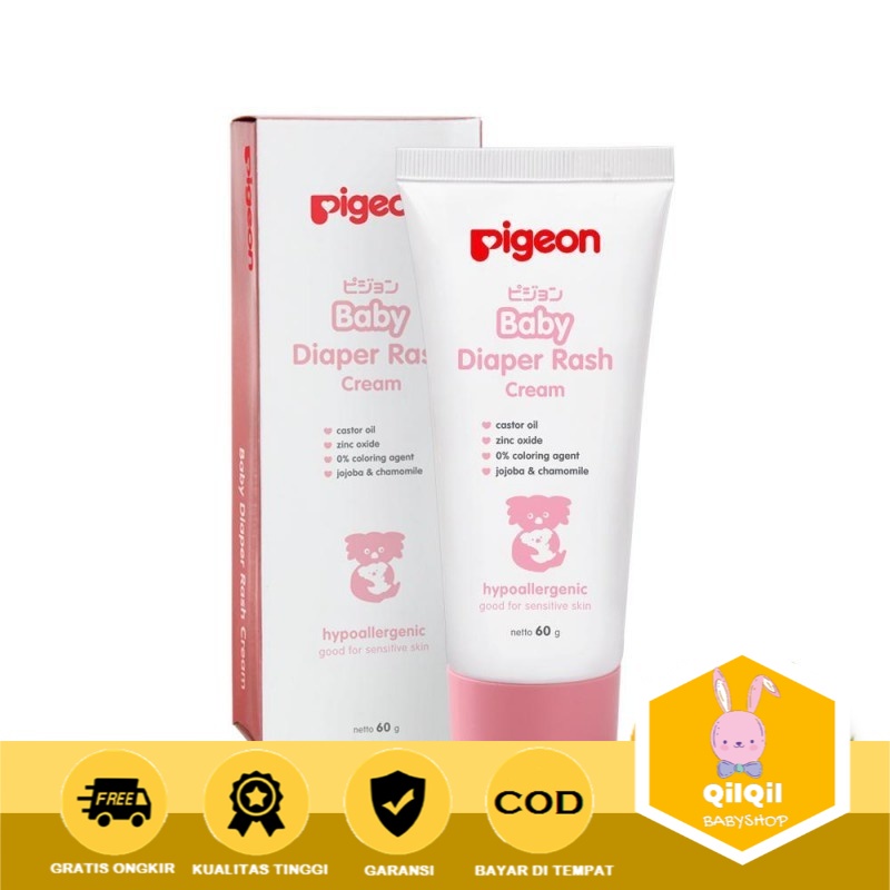 Jual MBS Pigeon Baby Cream Diaper Rash 60gr /ruam popok/ iritasi ringan ...