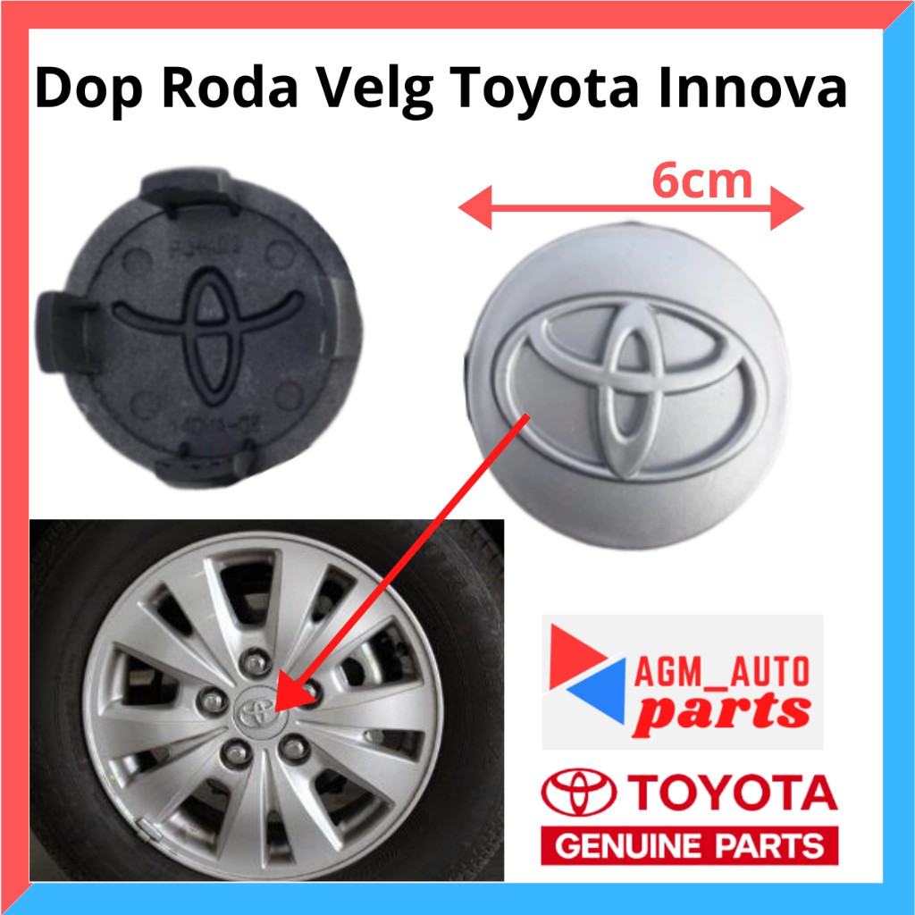 Jual Dop velg toyota innova/dop velg mobil innova/tutup tengah velg ...