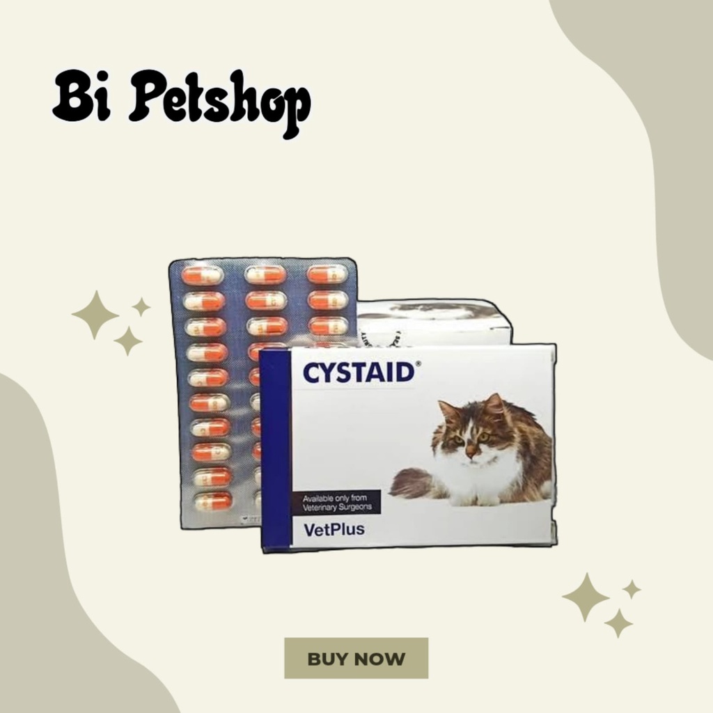 Jual CYSTAID PLUS CAT PERCAPSUL - Vitamin saluran kemih untuk kucing ...