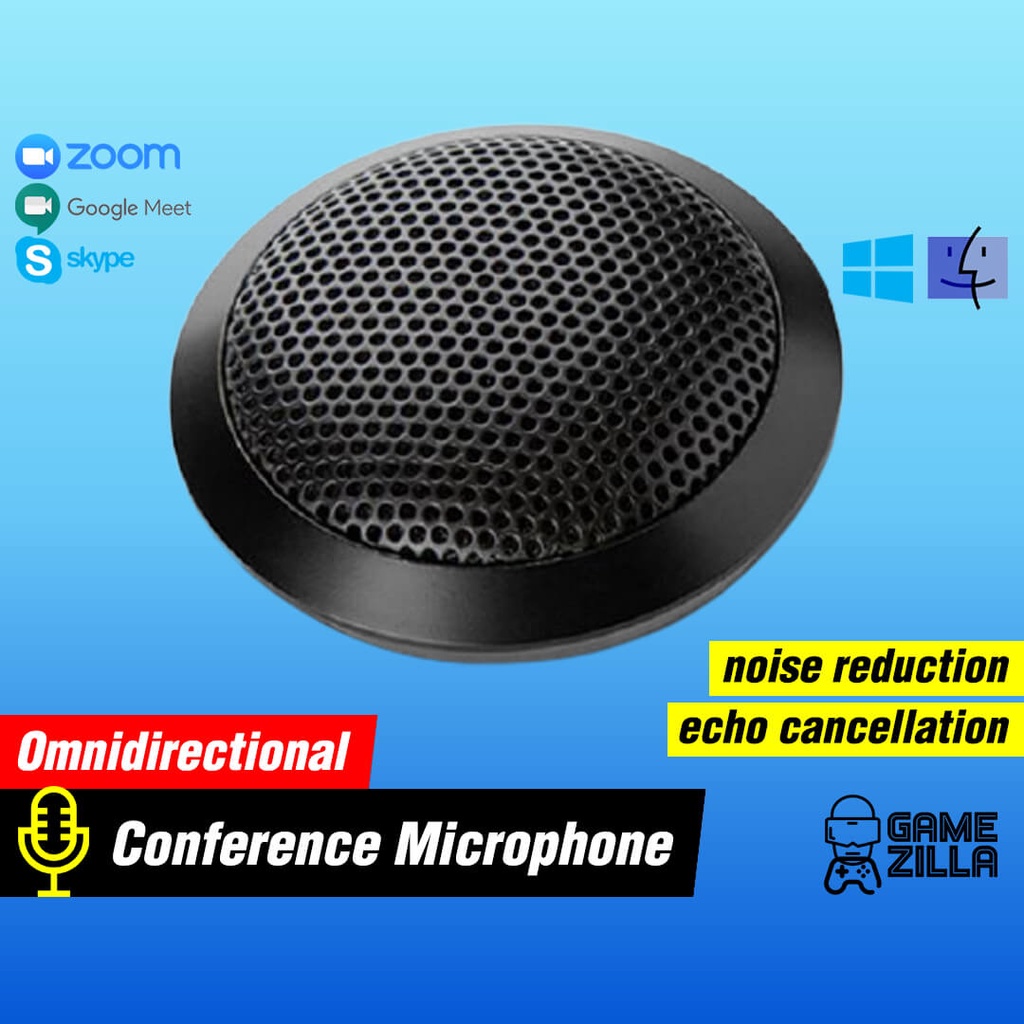 Jual USB Mic Condenser Mini Microphone PC Mikrofon Laptop Microfon ...
