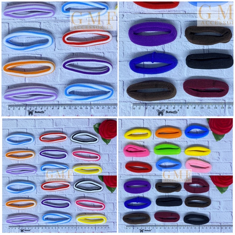 Jual Kuncit Rambut Anak Ponytail Karet Ikat Rambut Polosan Besar Dewasa ...