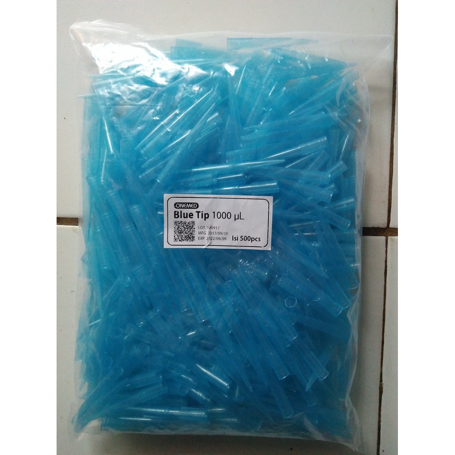 Jual Blue Tip Onemed 500Pcs | Shopee Indonesia