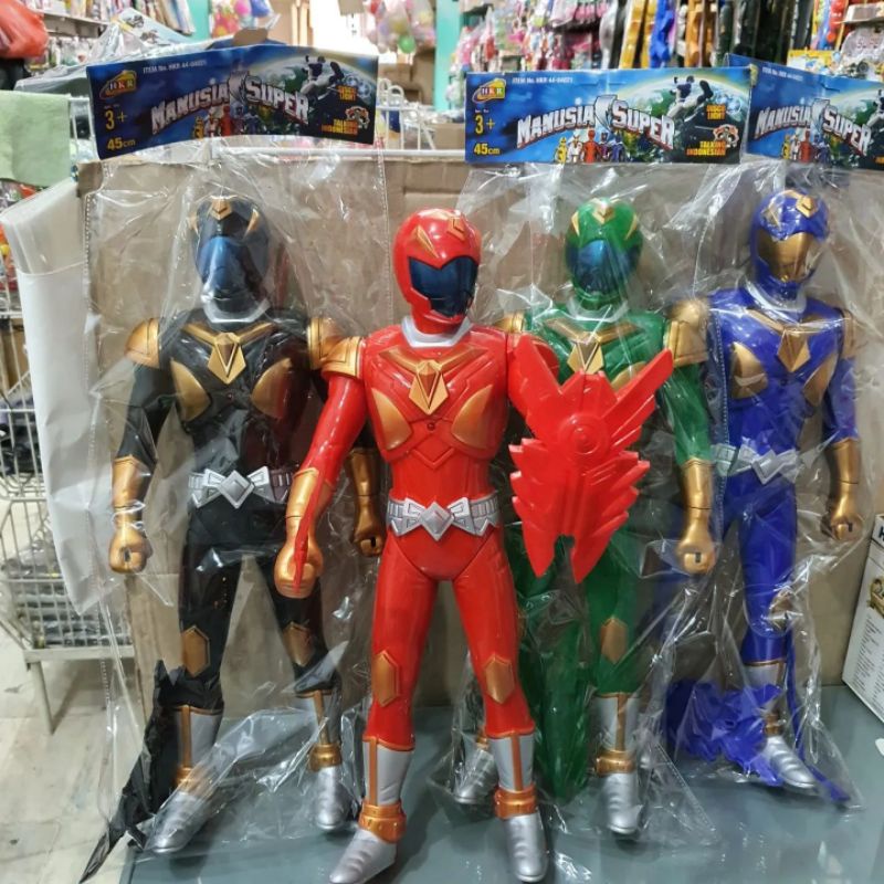 Jual 44-04021 Mainan Anak Power Ranger Warna ukuran 45cm | Shopee Indonesia