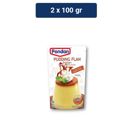 Jual Pondan Pudding Flan Vanilla 2 x 100 gr | Shopee Indonesia