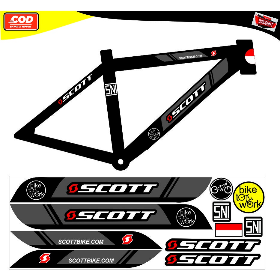 Jual VARIASI VARIASI SEPEDA ART STICKER/STRIPING CUSTOM SEPEDAH SCOOT ...