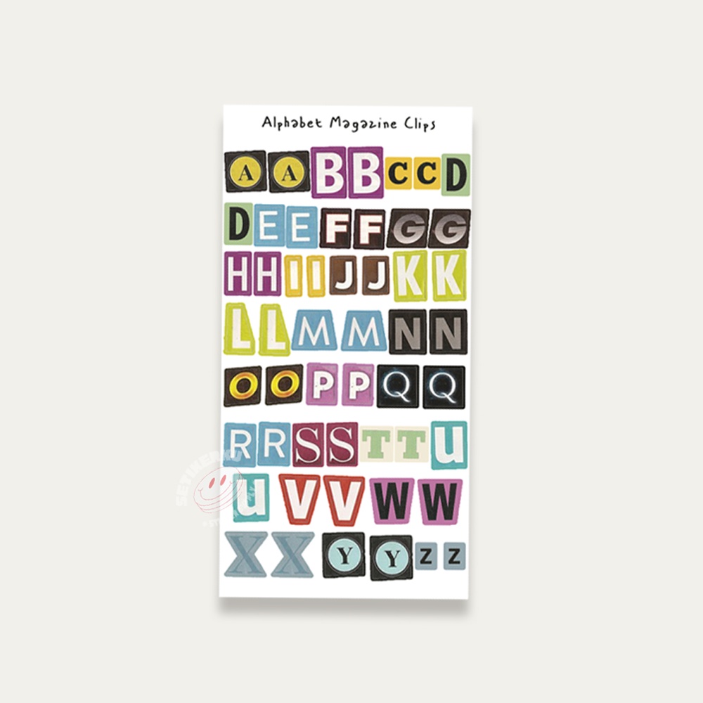 Jual Alphabet sticker aesthetic | Shopee Indonesia