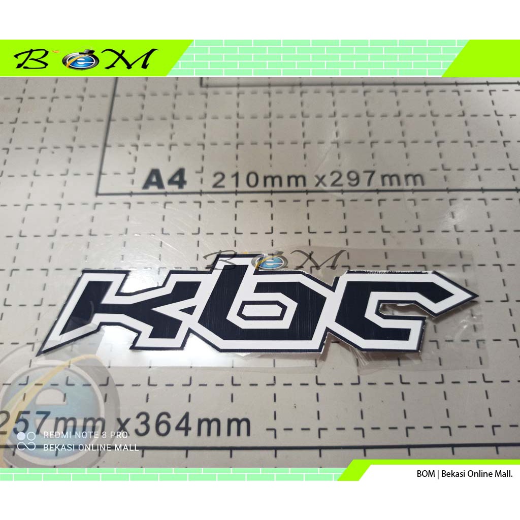 Jual sticker stiker logo lambang tulisan helm helmet kbc | Shopee Indonesia