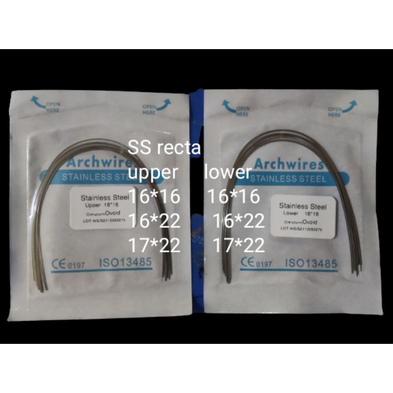 Jual Kawat Ortho Behel Stainless Steel Ss Wire Ortho Recta Kotak ...
