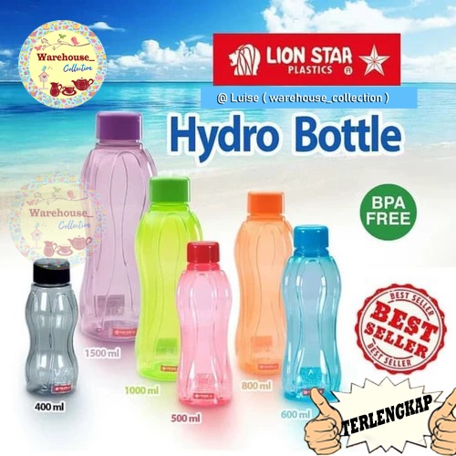 Jual Botol minum Lion Star Hydro Bottle 400ml/500ml/600ml/800ml/1000ml ...